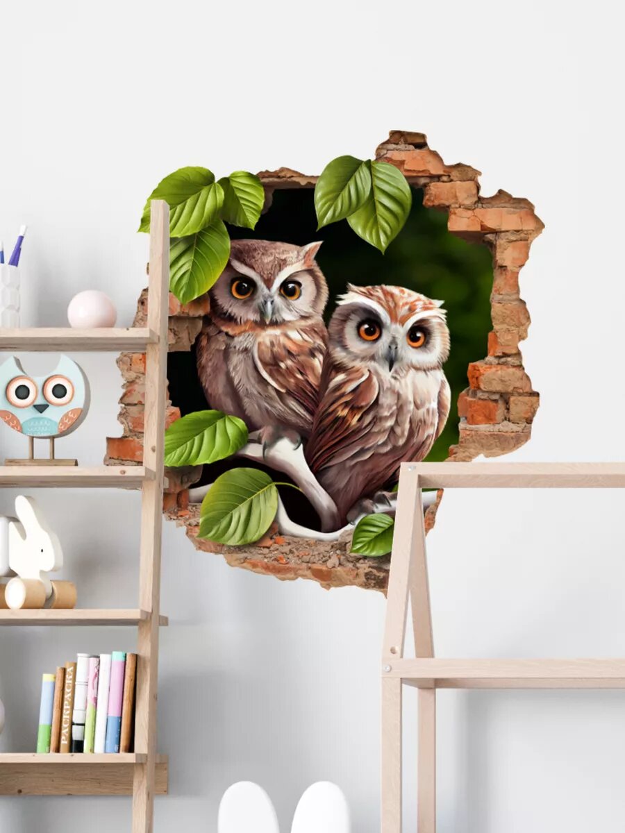 Наклейка на стену 3D — фото 1