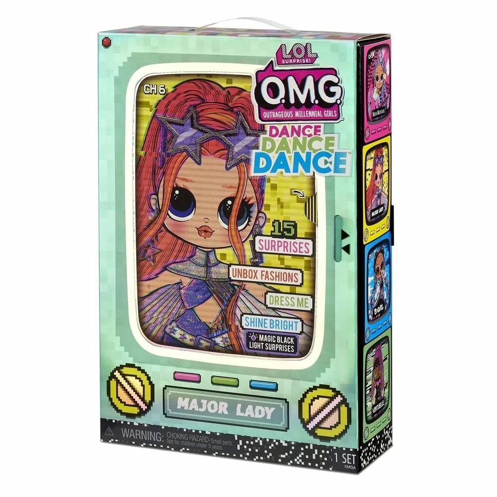 Кукла L.O.L. Surprise! OMG Doll Dance Series - Major Lady / ЛОЛ ОМГ серия Дэнс - Маджор Леди