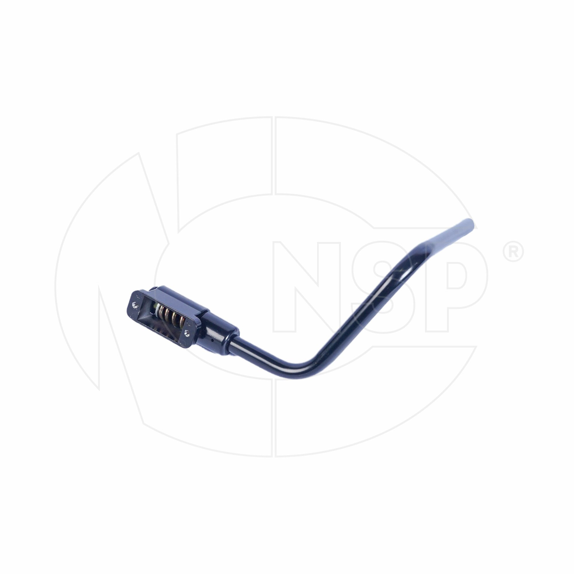 Кронштейн крепления зеркала правый изогнутый для JCB