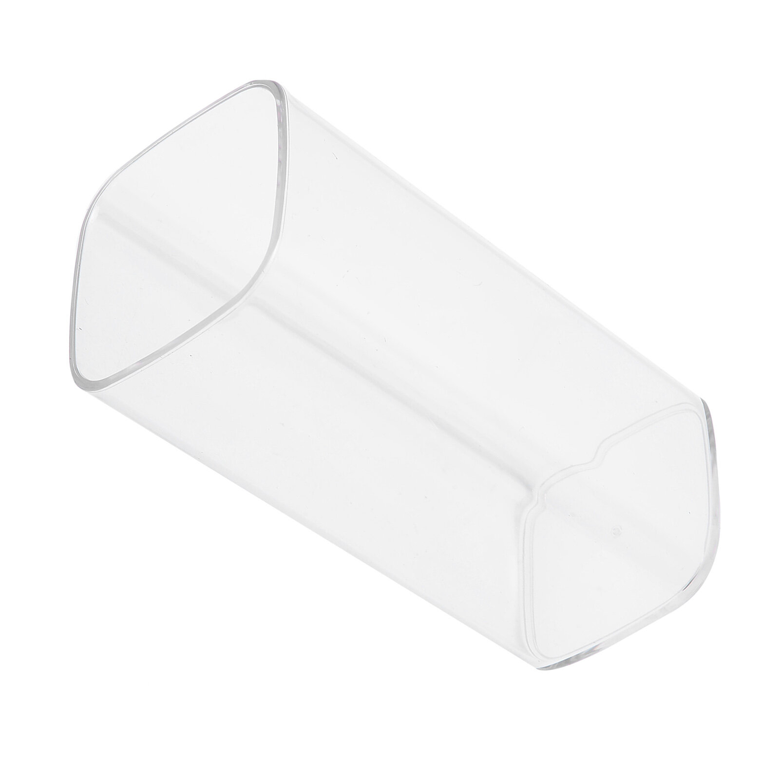 400 мл квадратная акриловая чашка многоразовая современная кружка для чая, молока, сока, кофе для домашнего офиса, прозрачная