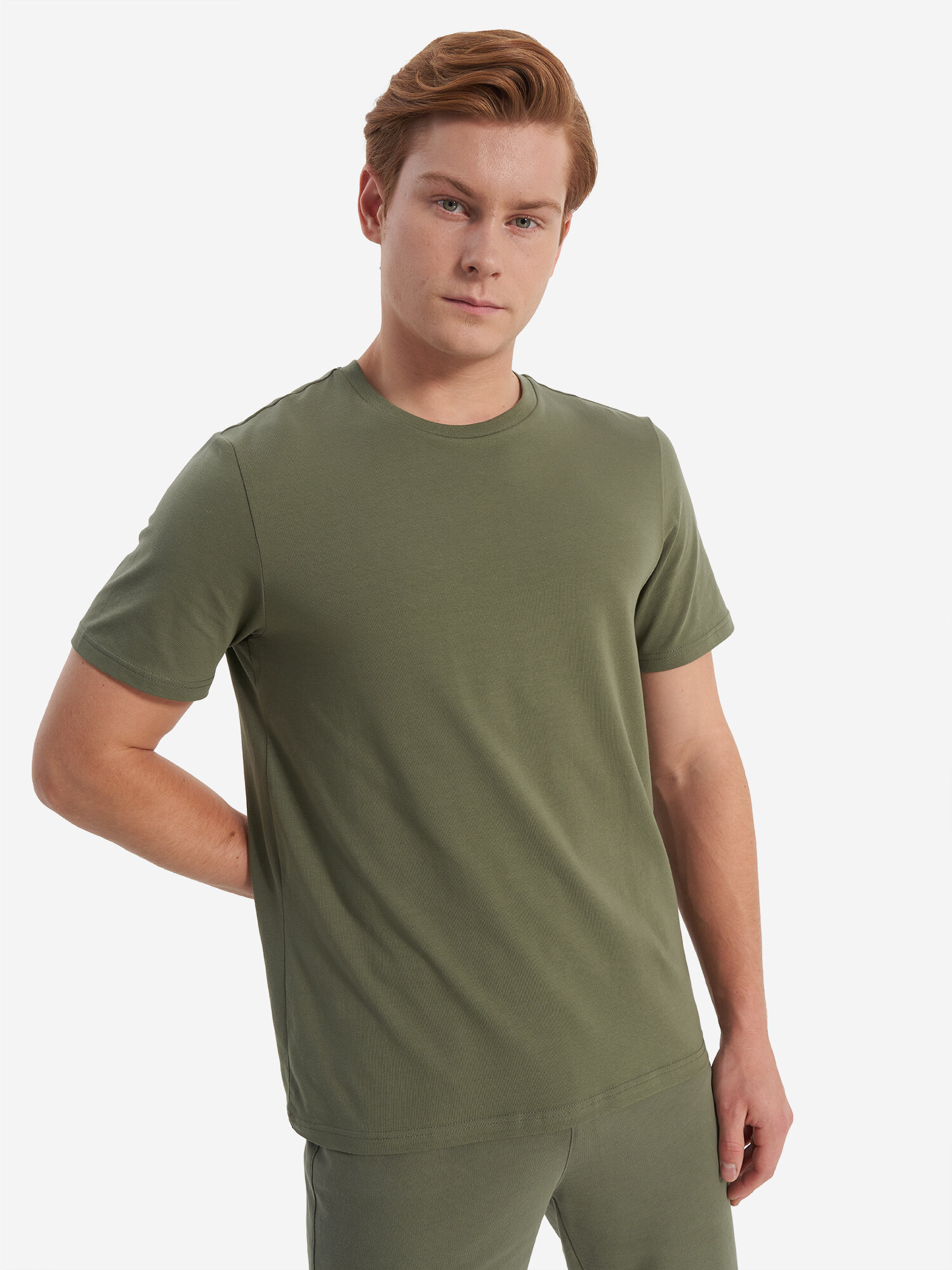 Футболка спортивная MATRIX SPORT MSM T-Shirts, размер 48, милитари — фото 1