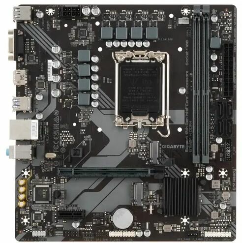 Материнская плата Gigabyte B760M H DDR4, LGA 1700
