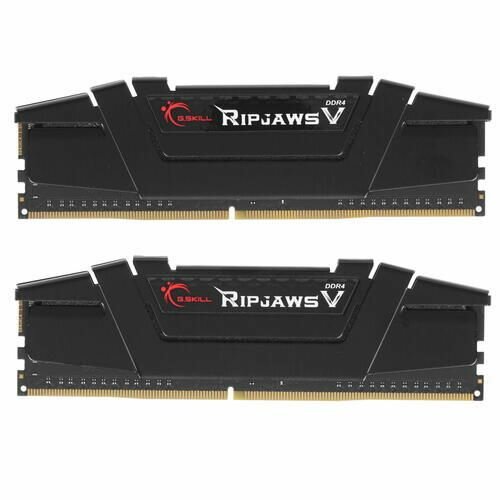 Оперативная память G.Skill RIPJAWS V (F4-3200C16D-8GVKB) DIMM DDR4 8 ГБ - 2 шт, 3200 МГц
