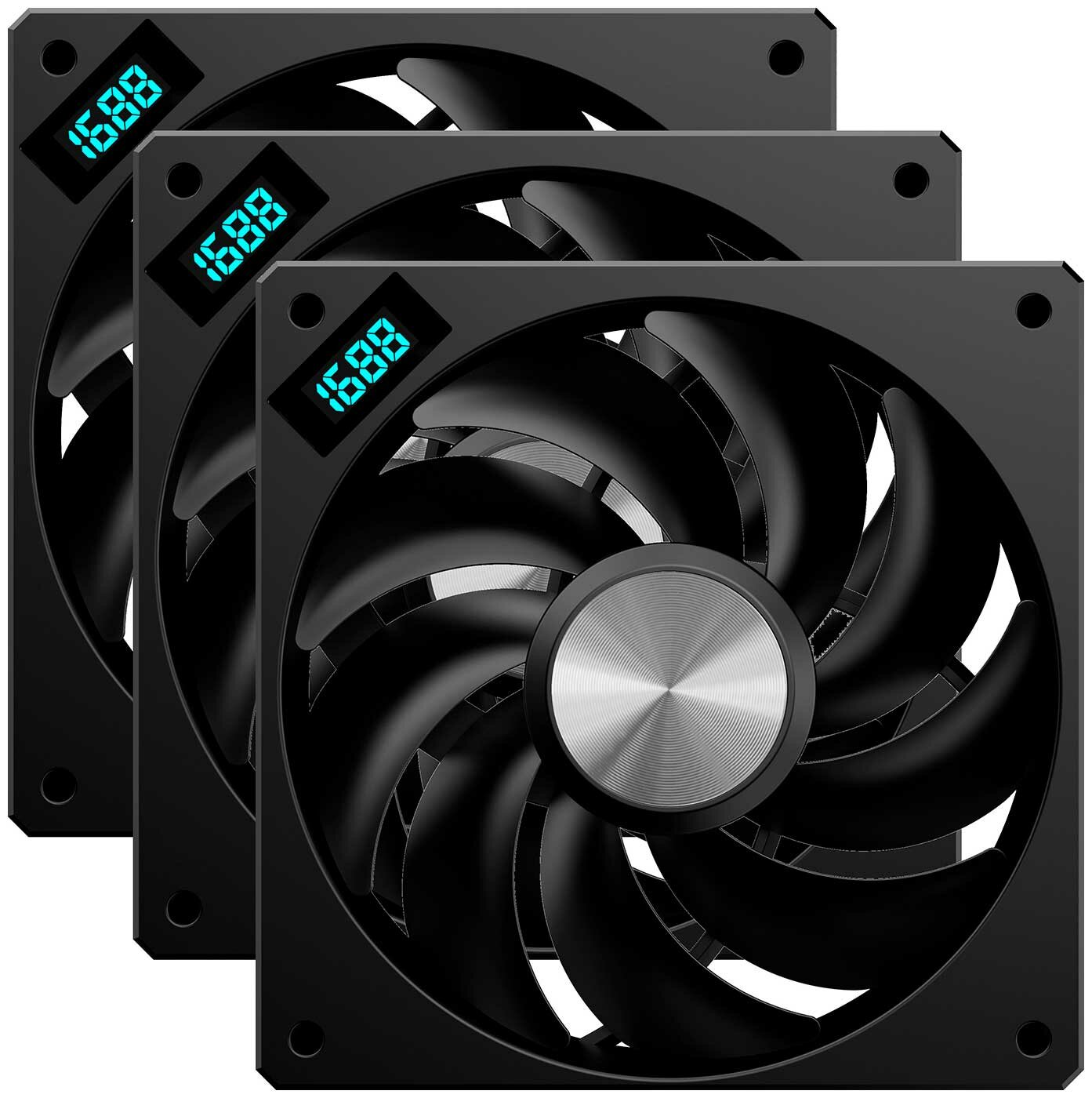 Вентилятор для корпуса 4FAN F23 Black 3 in 1 120mm (F2312B3)