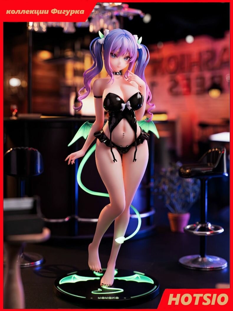 Эксклюзивная фигурка 'Маленькая суккуб' GW Фурукава Няо - стильная аниме-статуэтка MOMOKO для коллекции!