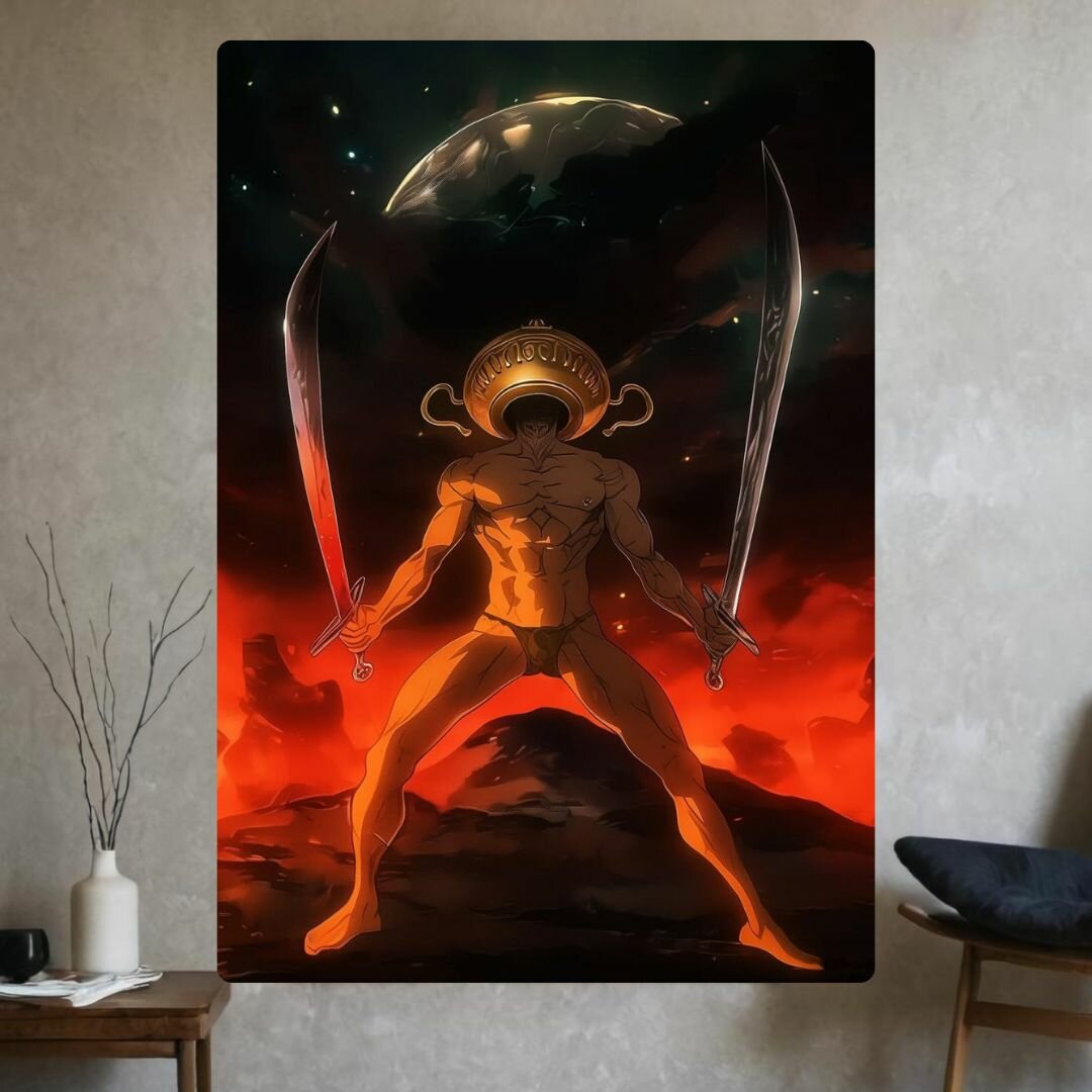 Картина на металле (Elden Ring), Let me solo her, 20*30см