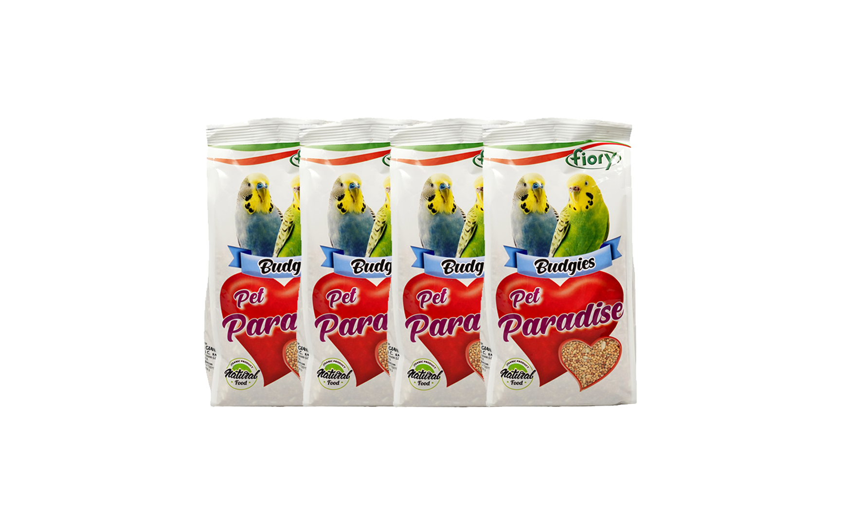 FIORY корм для волнистых попугаев Pet Paradise 1 кг, x 4 шт.