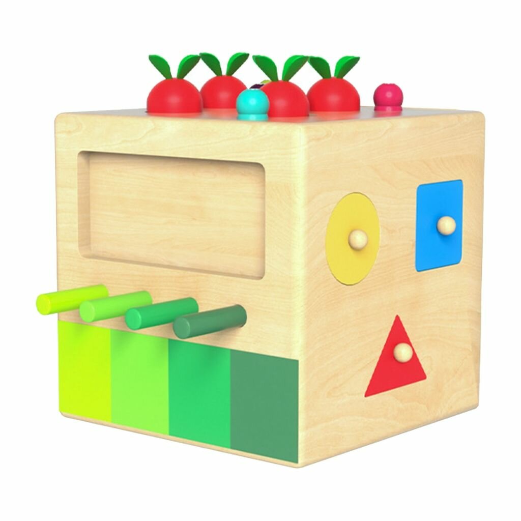 Функциональный шестигранник Деревянные обучающие пособия Игрушки