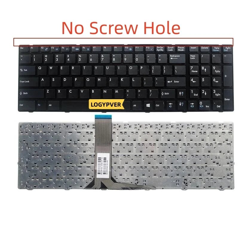 Механическая клавиатура US для ноутбука MSI No Screw Hole