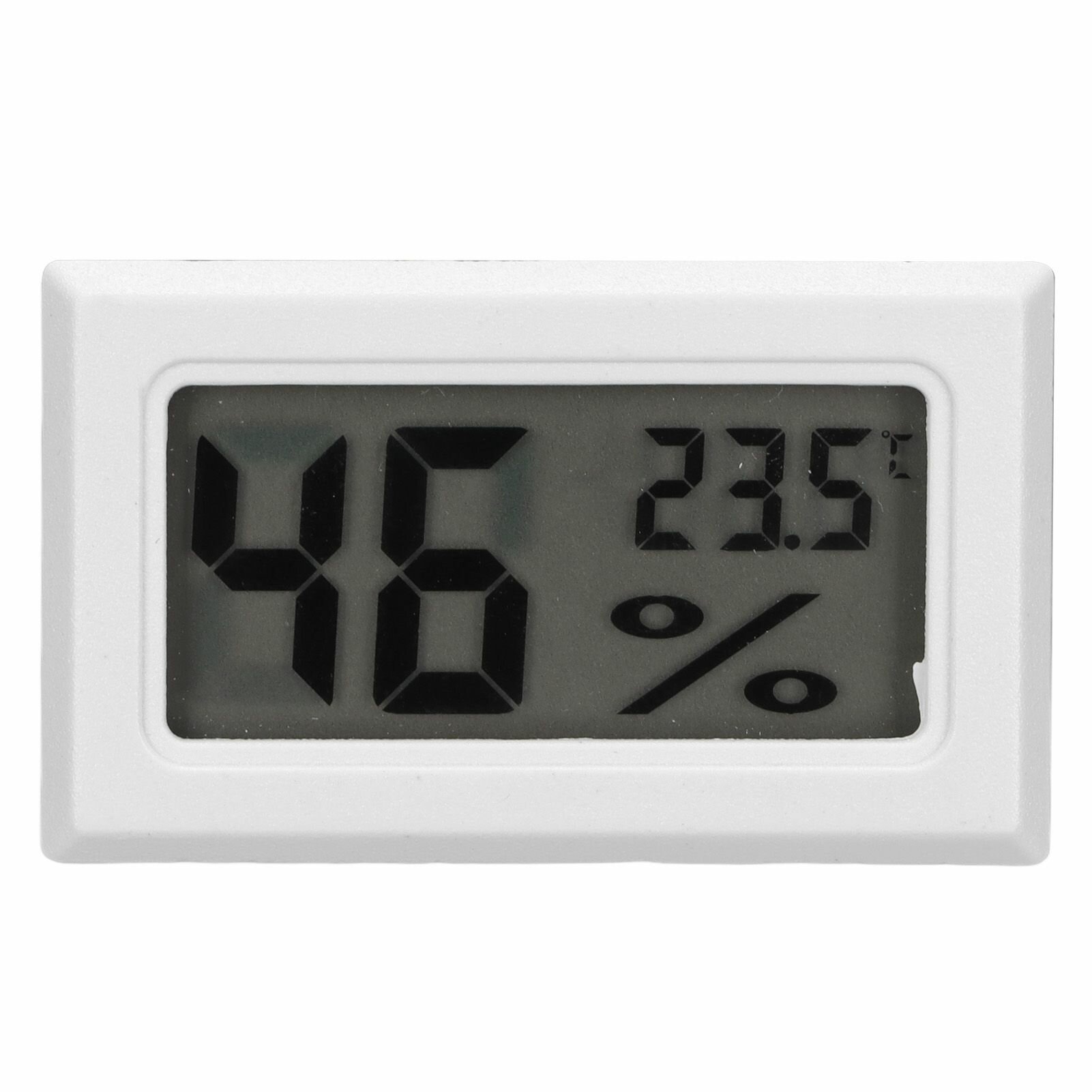 Мини цифровой термометр-гигрометр, портативный электронный гигрометр для домашних винных погребов, монитор влажности и температуры в помещении, белый