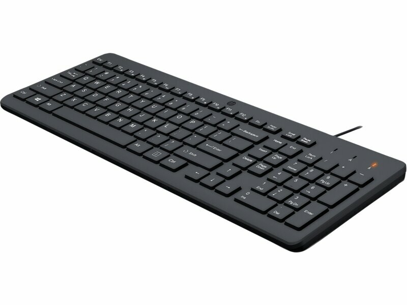 Клавиатура Keyboard HP 150 Wired (black) ENG/RUS