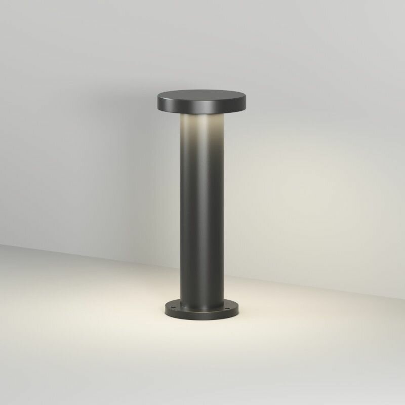 Садово-парковый светильник Denkirs Dramen D160xH400 мм LED цвет черный, арт. DK9704-BK