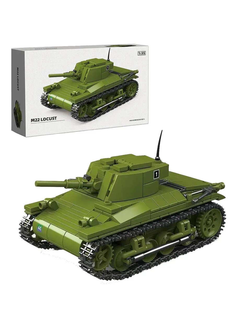 Конструктор Легкий танк LOCUST M22, 30016
