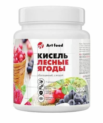 Кисель "Лесные ягоды" Артлайф, на натуральном соке, с витаминами, 300г