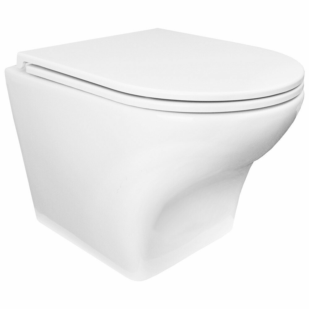 Унитаз подвесной Azario Porta AZ0064 безободковый