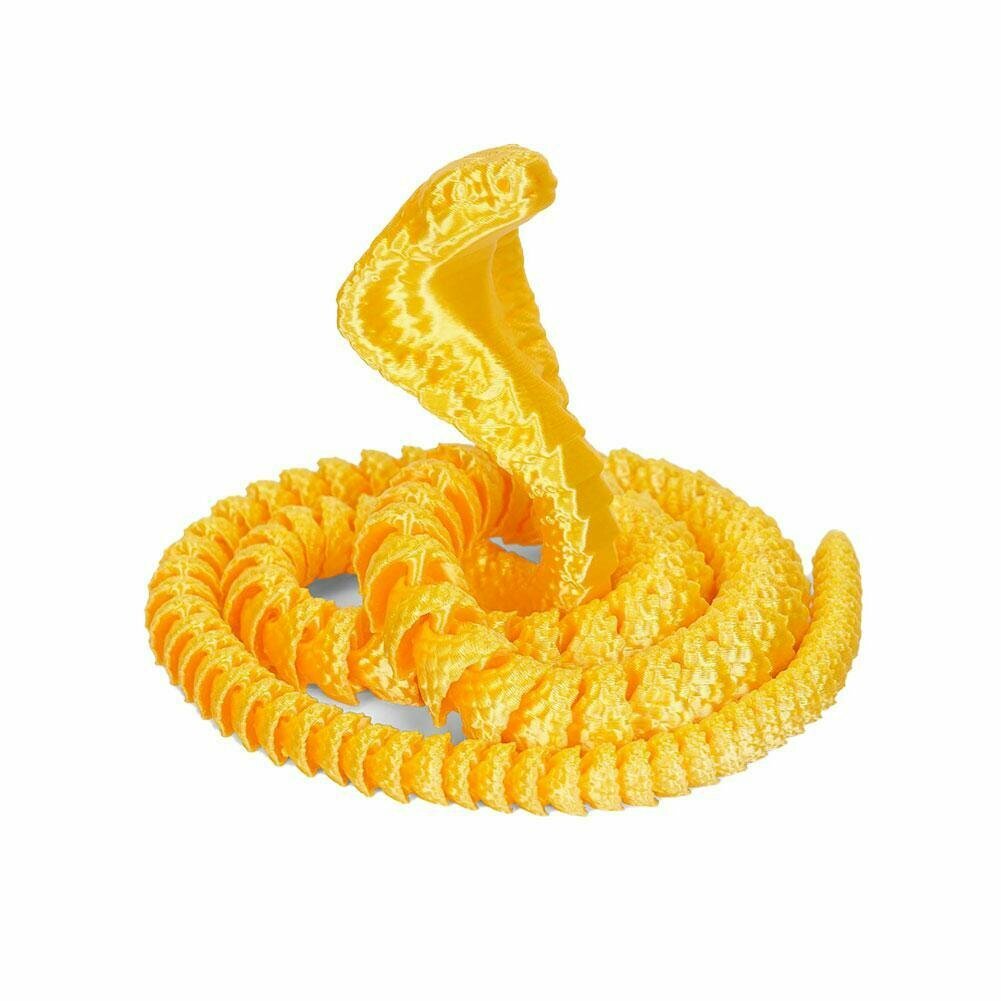 Игрушка-кобра, напечатанная на 3D-принтере