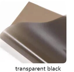 Мужская латексная рубашка L, Черный, transparent black