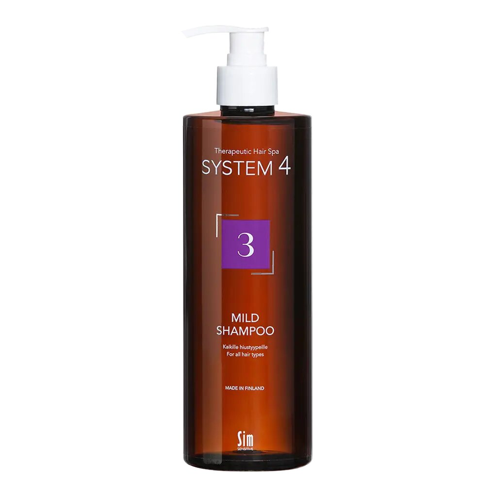 System 4 Mild Shampoo Терапевтический шампунь №3 для ежедневного применения 500 мл 1 шт