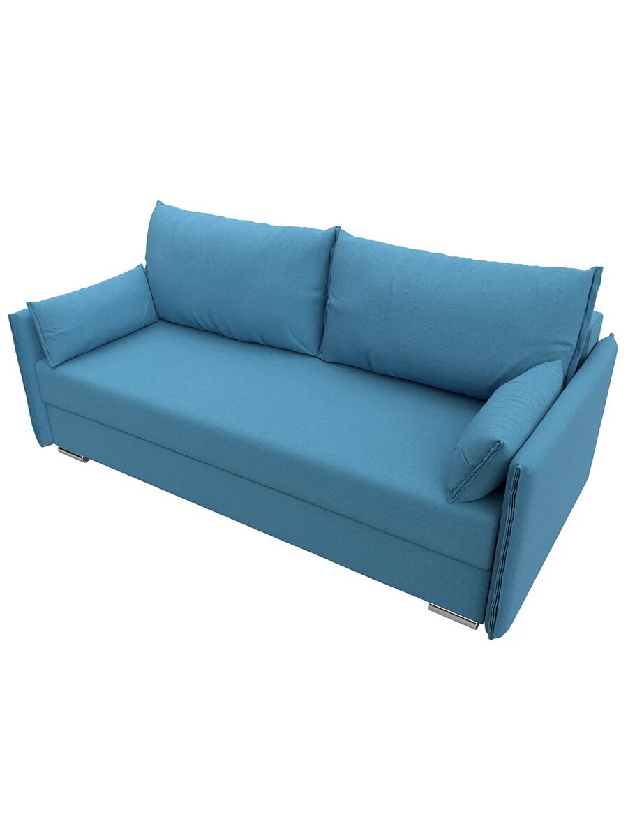 Диван прямой Соломон, 204x106x91 см, с ящиком для белья, рогожка