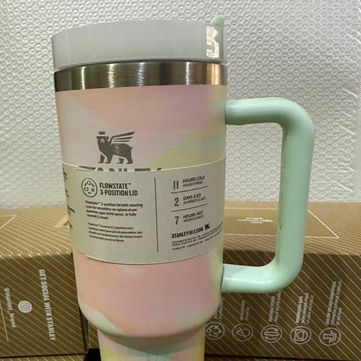 Термос-фляга "Thermos", нержавеющая сталь, 40 oz, изоляция 6-12 ч, 1 шт