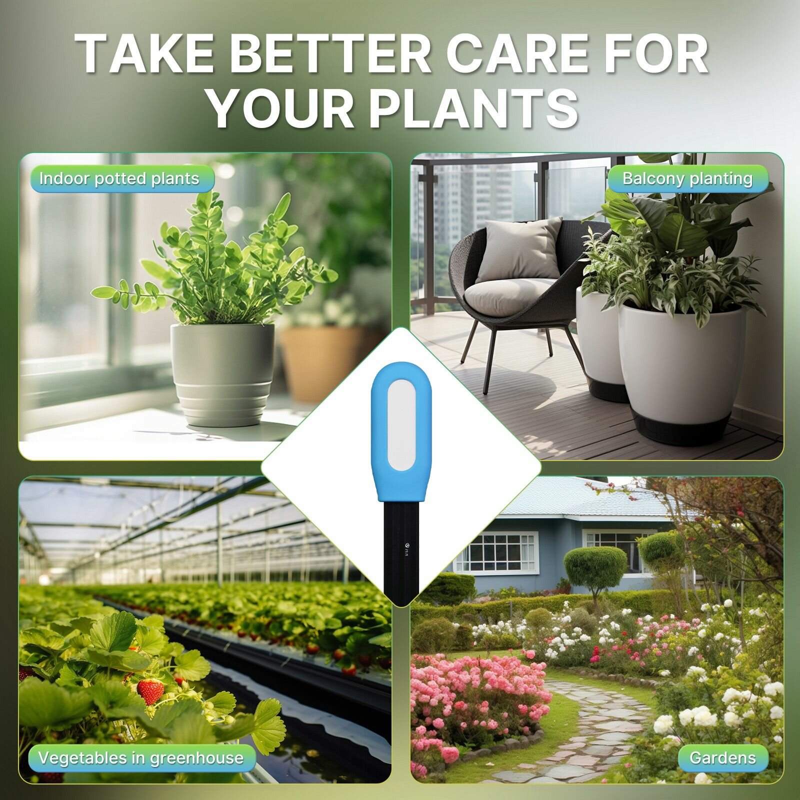 Датчик влажности почвы Tuya BT, контроль температуры и влажности