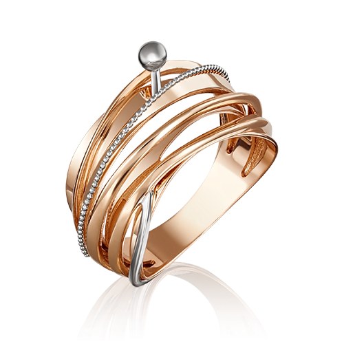 Кольцо, золото, 585 проба