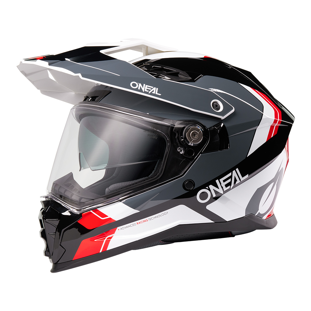 Шлем кроссовый со стеклом O'NEAL D-SRS Nomad, термопластик ABS, глянец, подготовка под пинлок, съемная подкладка