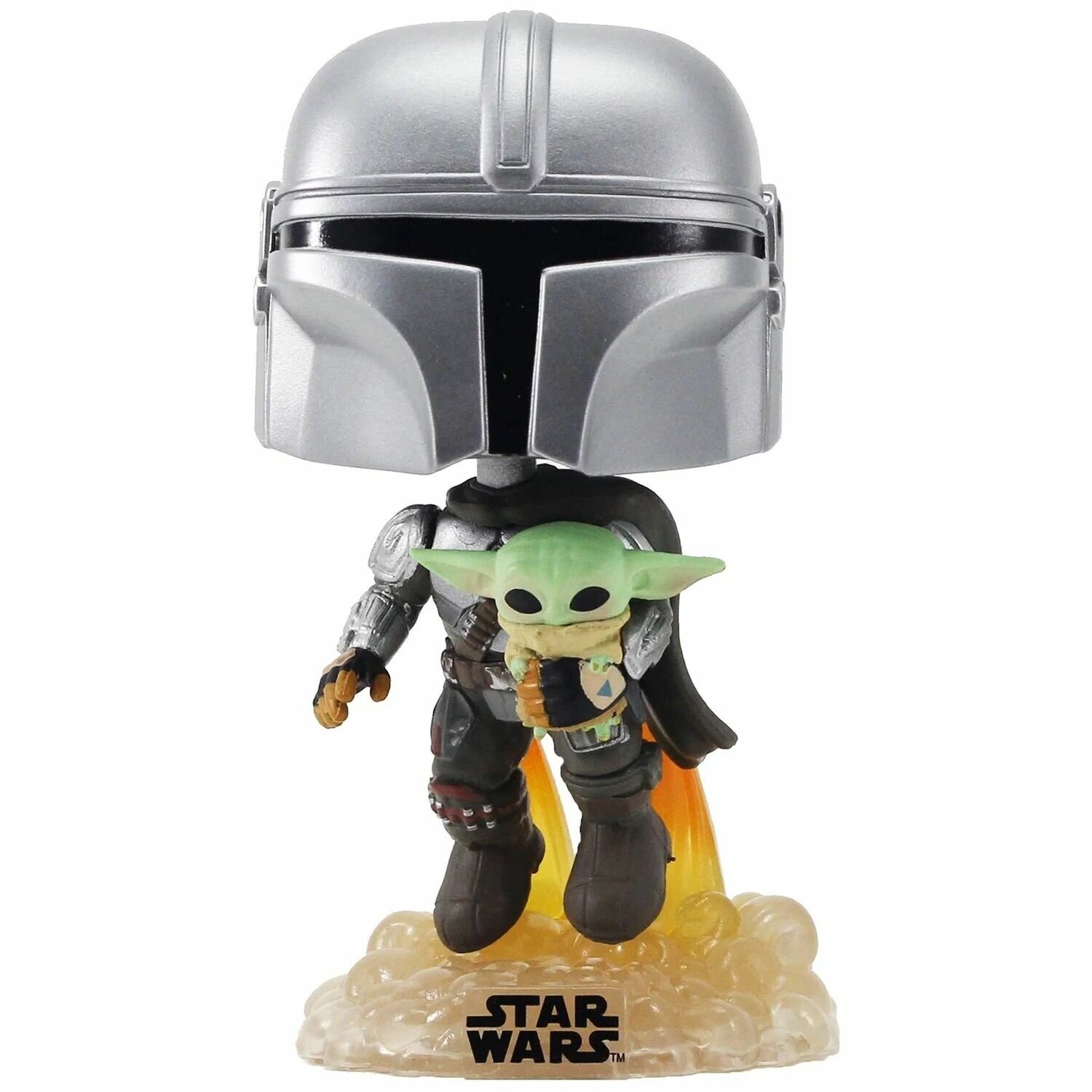 Фигурка Funko POP! Star Wars - The Mandalorian 50959 (402) Мандалорец с Малышом Грогу