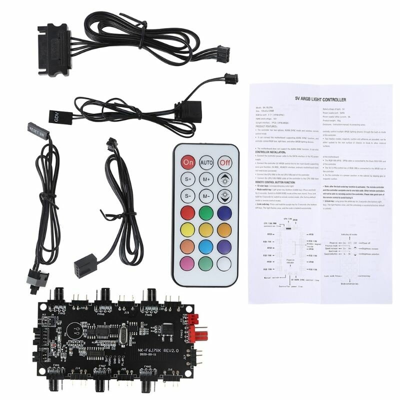 Контроллер PWM и ARGB 8 портов