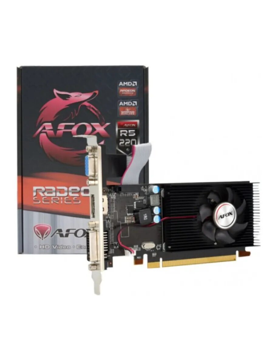 Видеокарта Radeon R5 220 LP 1 ГБ AFR5220-1024D3L5