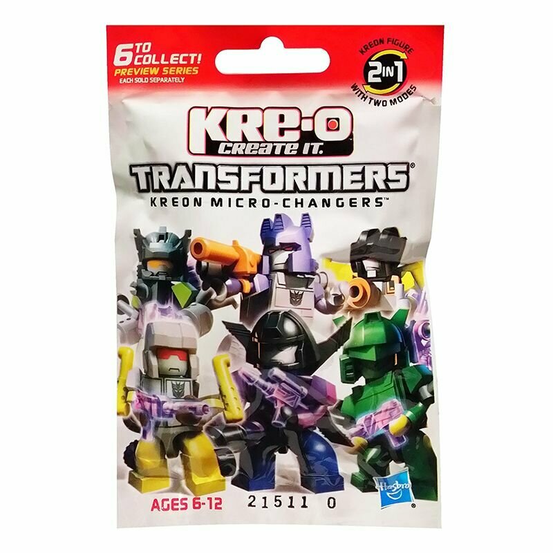 Hasbro Kre-O Create It Transformers Kreon Micro-Changers / классический фильм, коллекционная мини-фигурка, игрушка-сюрприз в слепой коробке, Трансформаторы