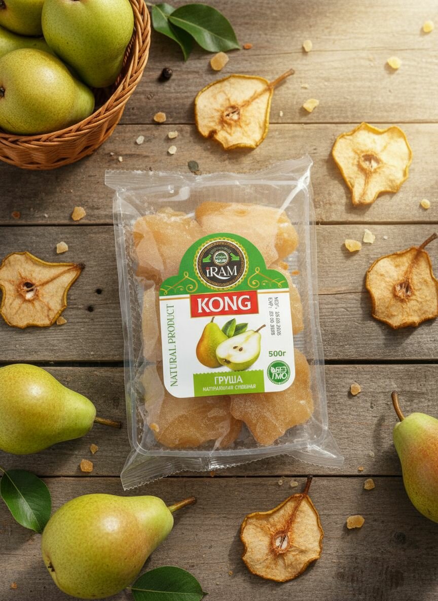 Kong Груша Сушеная 500г