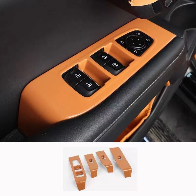 Для GWM Great Wall HAVAL H7 2025 + автомобильный оранжевый модификация интерьера приборной панели съемник переключения передач дверная чаша панель аксессуары H