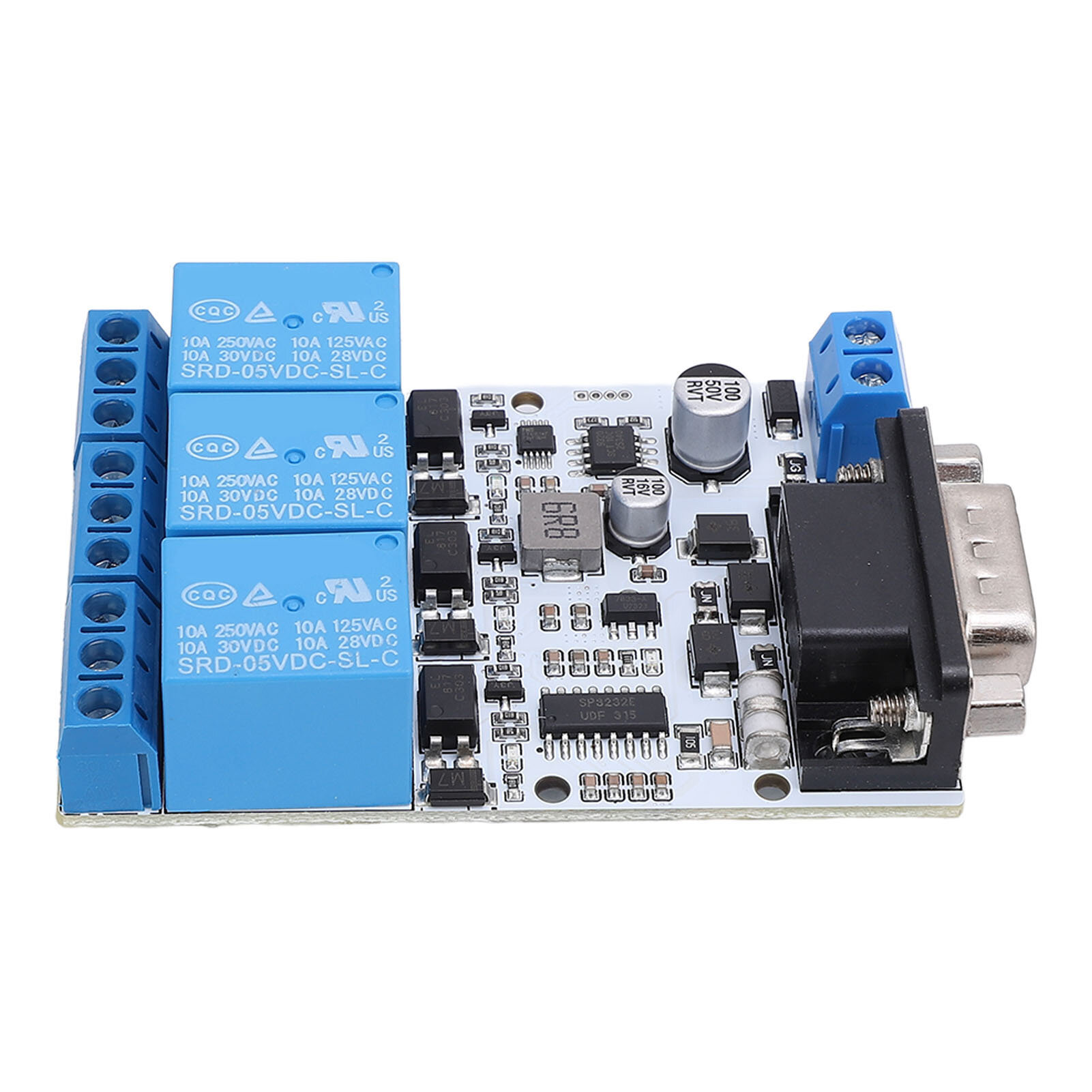 Ретрансляционный модуль для Modbus RTU RS232 Opto 8 -битный MCU 3 -канальный модуль управления ретрансляционным реле для управления мощностью цифрового обнаружения для управления питанием цифрового обнаружения