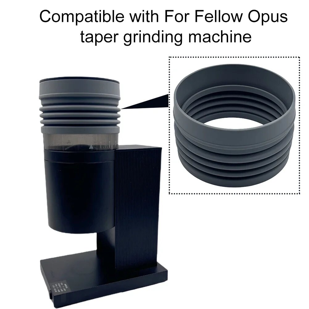 1 шт, силиконовый сильфон для кофе для кофемолки Fellow OPUS, 12*12*7 см, бункер для кофе эспрессо, сильфон, детали для кофеварки эспрессо