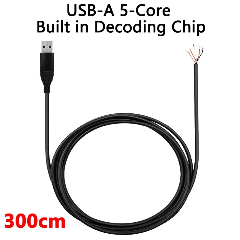 Earmax USB-C кабель для наушников с ремонтом микрофона 3,5 мм USB-A 5-Core 300cm