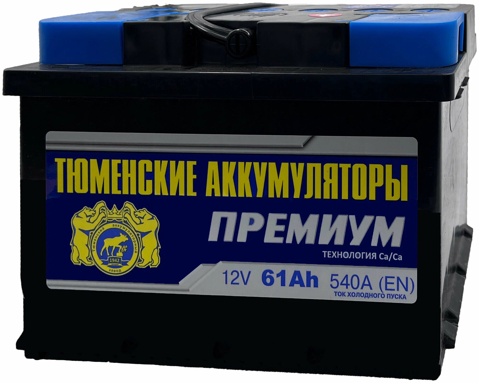 Аккумулятор Tyumen Battery Premium 61 А. ч 540A п. п (242x175x175)