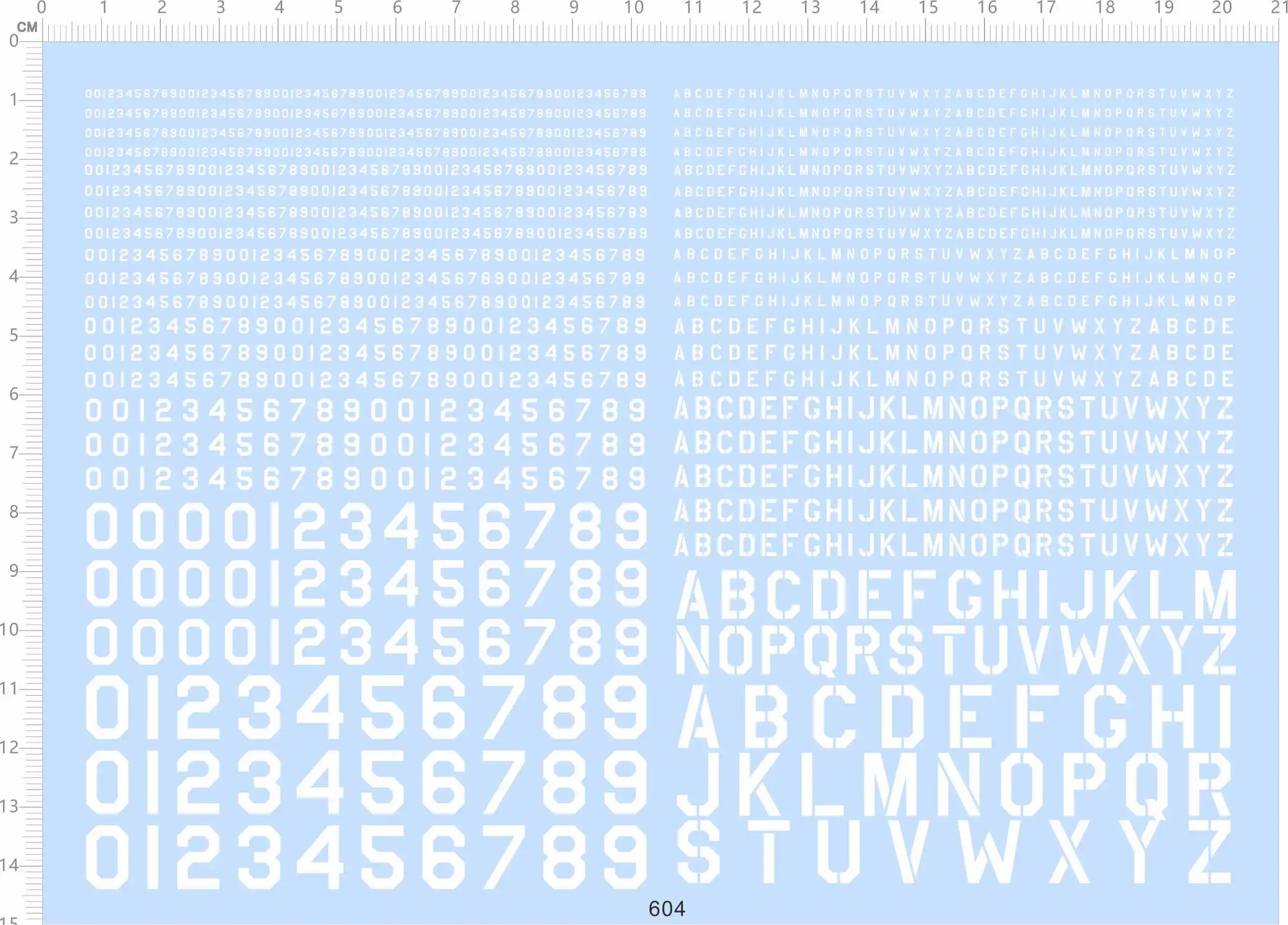 Военный трафарет USN USAAF TWPUZZ белый