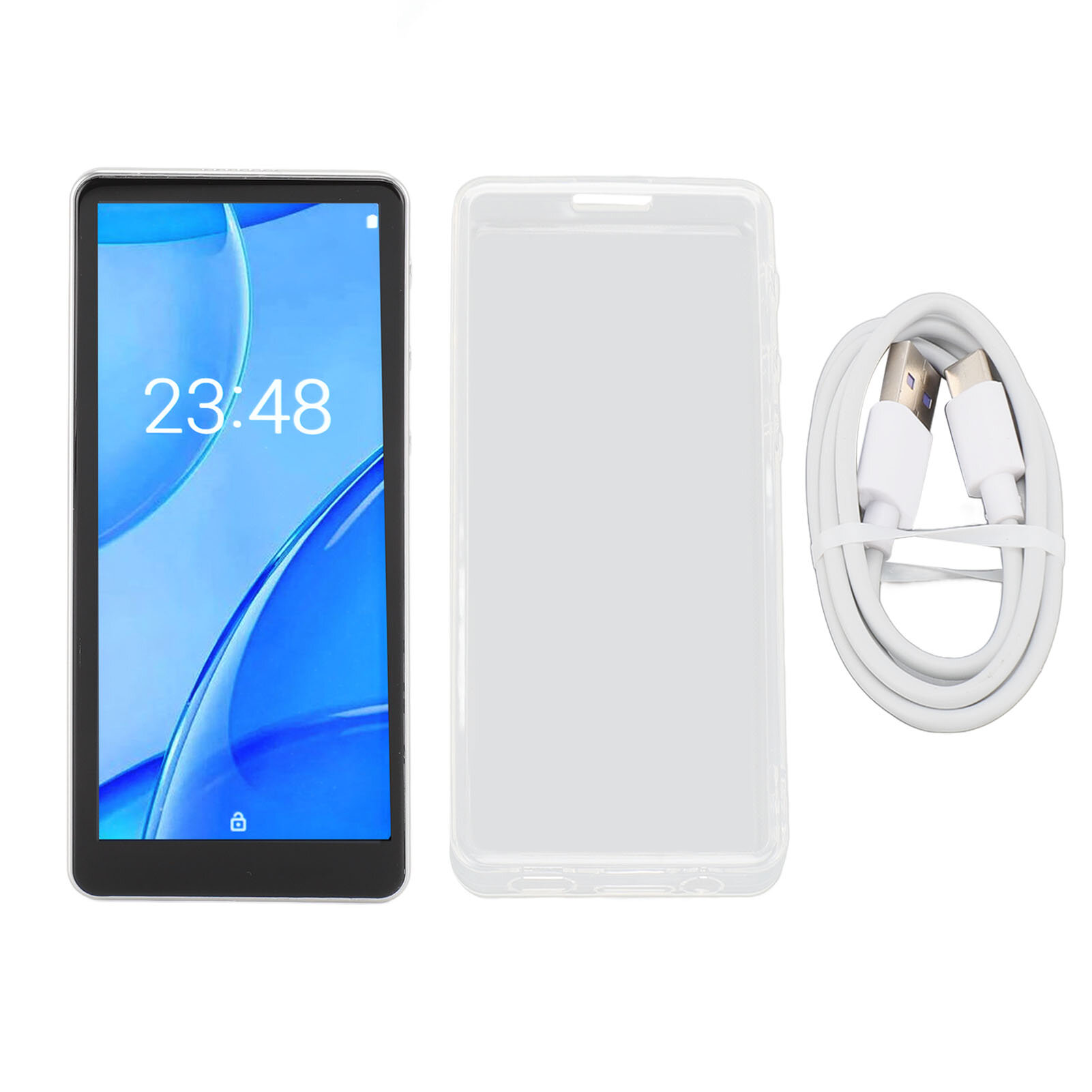 Портативный цифровой MP4-плеер с Bluetooth и Wi-Fi, 4-дюймовый HD-экран на весь экран, 2 ГБ оперативной памяти, 16 ГБ встроенной памяти, шумоподавление, для Android, без поддержки карты памяти.