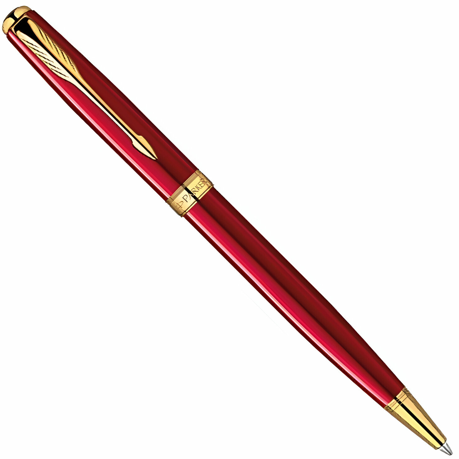 Шариковая ручка Parker Sonnet, Lacquer Ruby Red GT, 1 мм, Франция