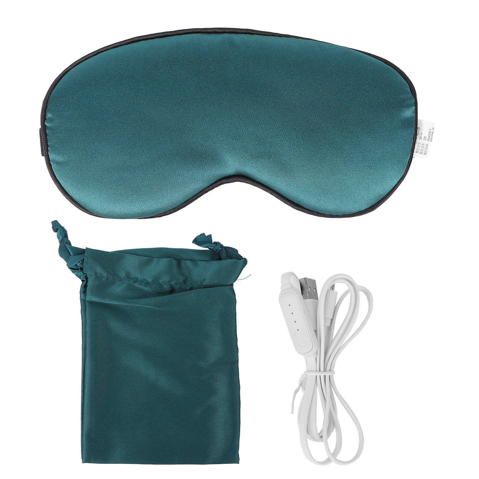 Маска для глаз с подогревом, быстрый нагрев, три уровня температуры, защита от отключения питания, зарядка через USB, горячий компресс, массажная маска для глаз