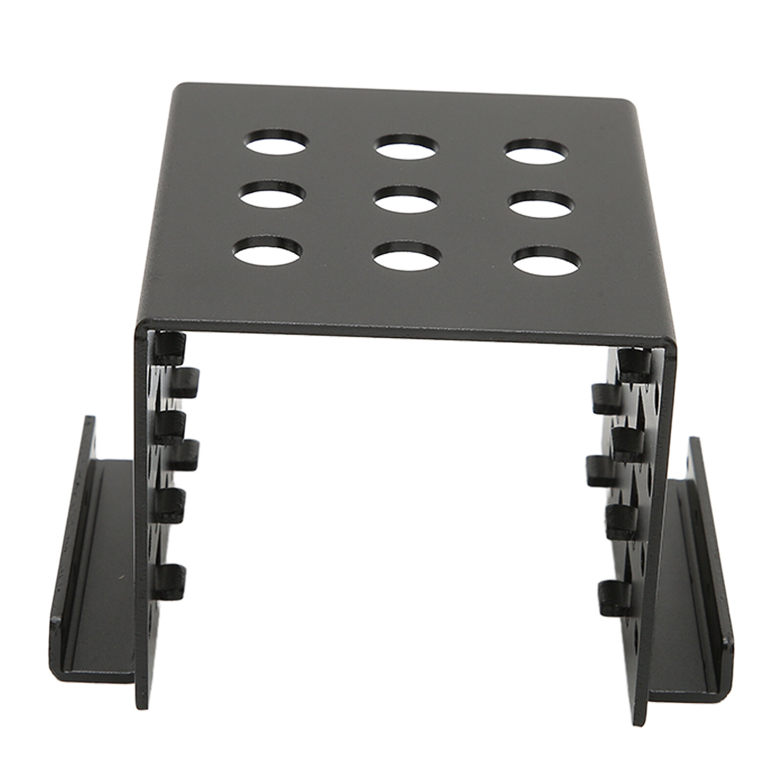 2.5in HDD Mounting Rack Aluminium Alloy Hollow Design 2.5in Hard Drive Cage для 2.5in IDE HDD SSD Черный Поддерживает IDE 4 HDD SSD Включает 20 Винтов (Без Жесткого Диска)