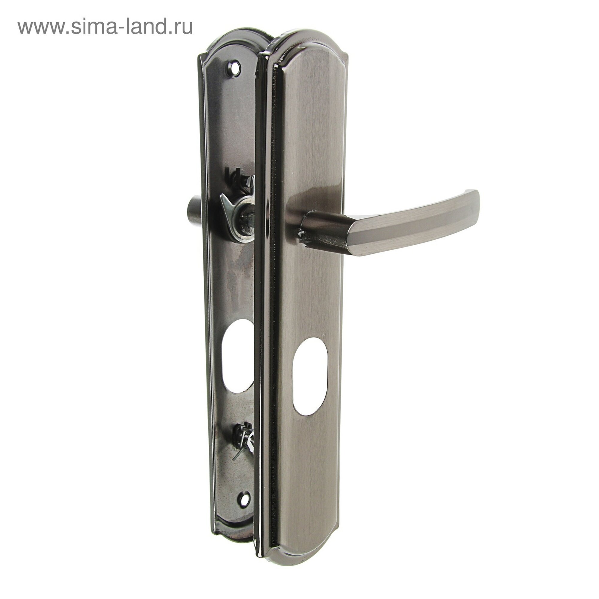 Ручка для китайской двери тундра R2R, правая, 1 шт, серый металлик