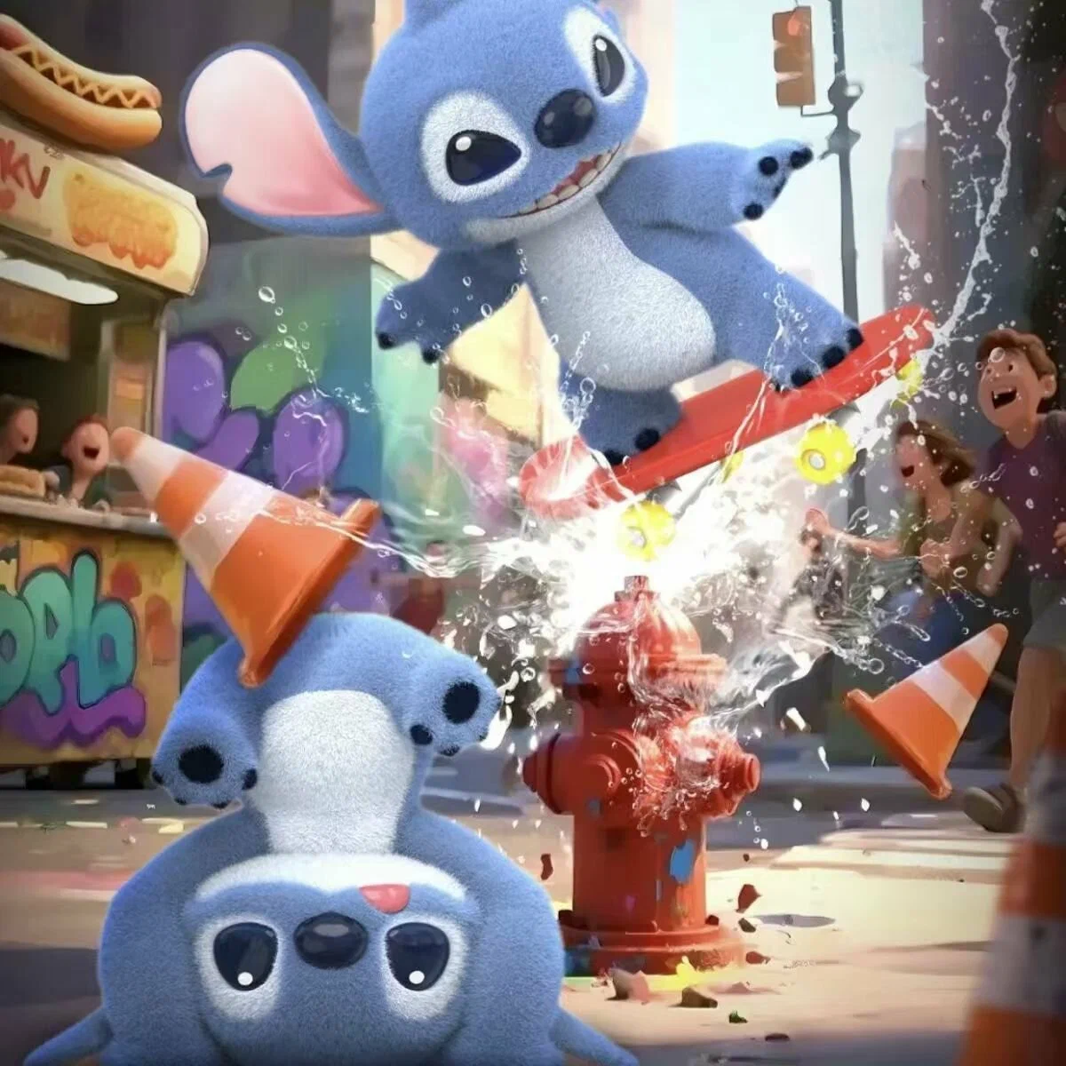 Disney Stitch Blind Box, Милые декоративные вещи. Трикотажные вещи. Модные игрушки. Подарки