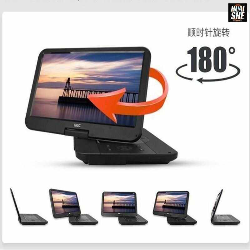 Новый домашний портативный dvd плеер GIEC G390 blu-ray-плеер 15.6-дюймовый экран DVD