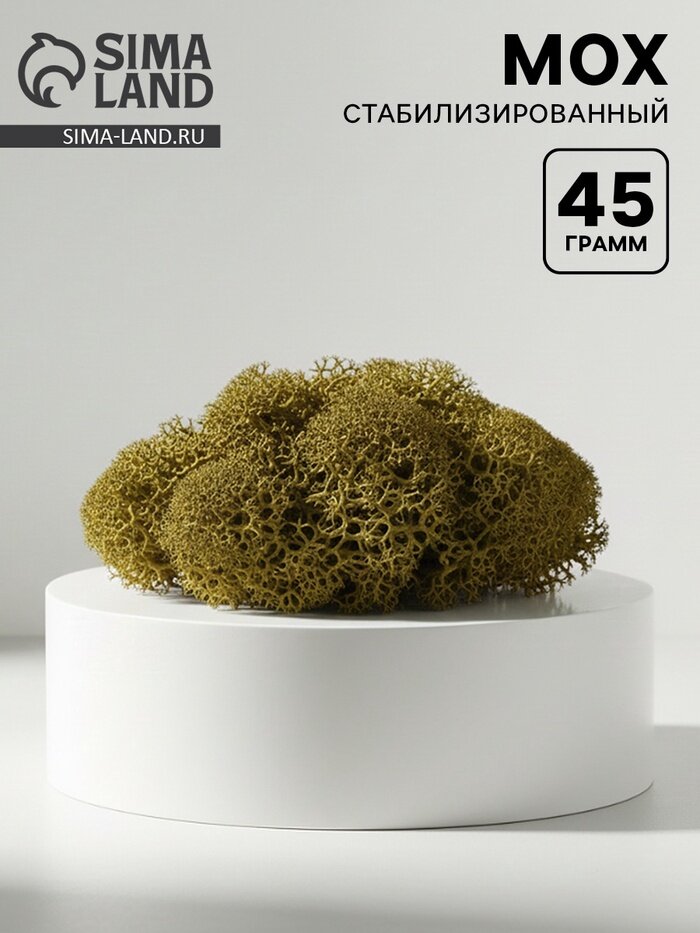 Мох стабилизированный "Крапива" 45 гр (+-5 гр)
