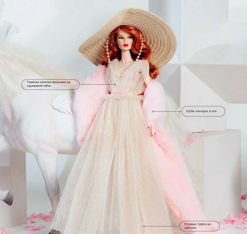 Платье для куклы длиной 32 см, костюм для Барби, одежда