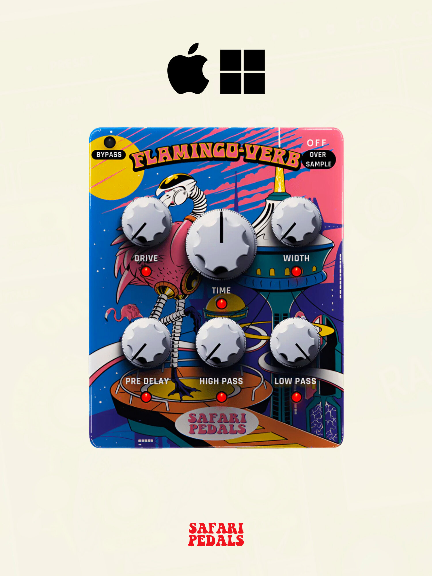 Safari Pedals Flamingo Verb (лицензионная активация) для macOS & Windows
