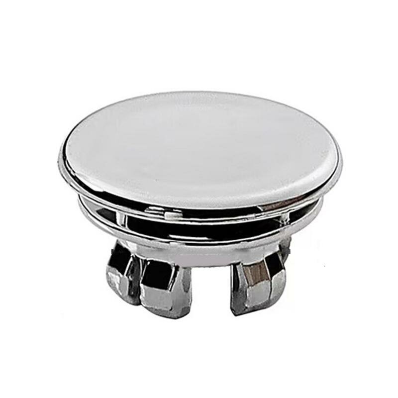 Набор из 4 заглушек для перелива раковины, хромированные пластиковые, Встроенный электропл