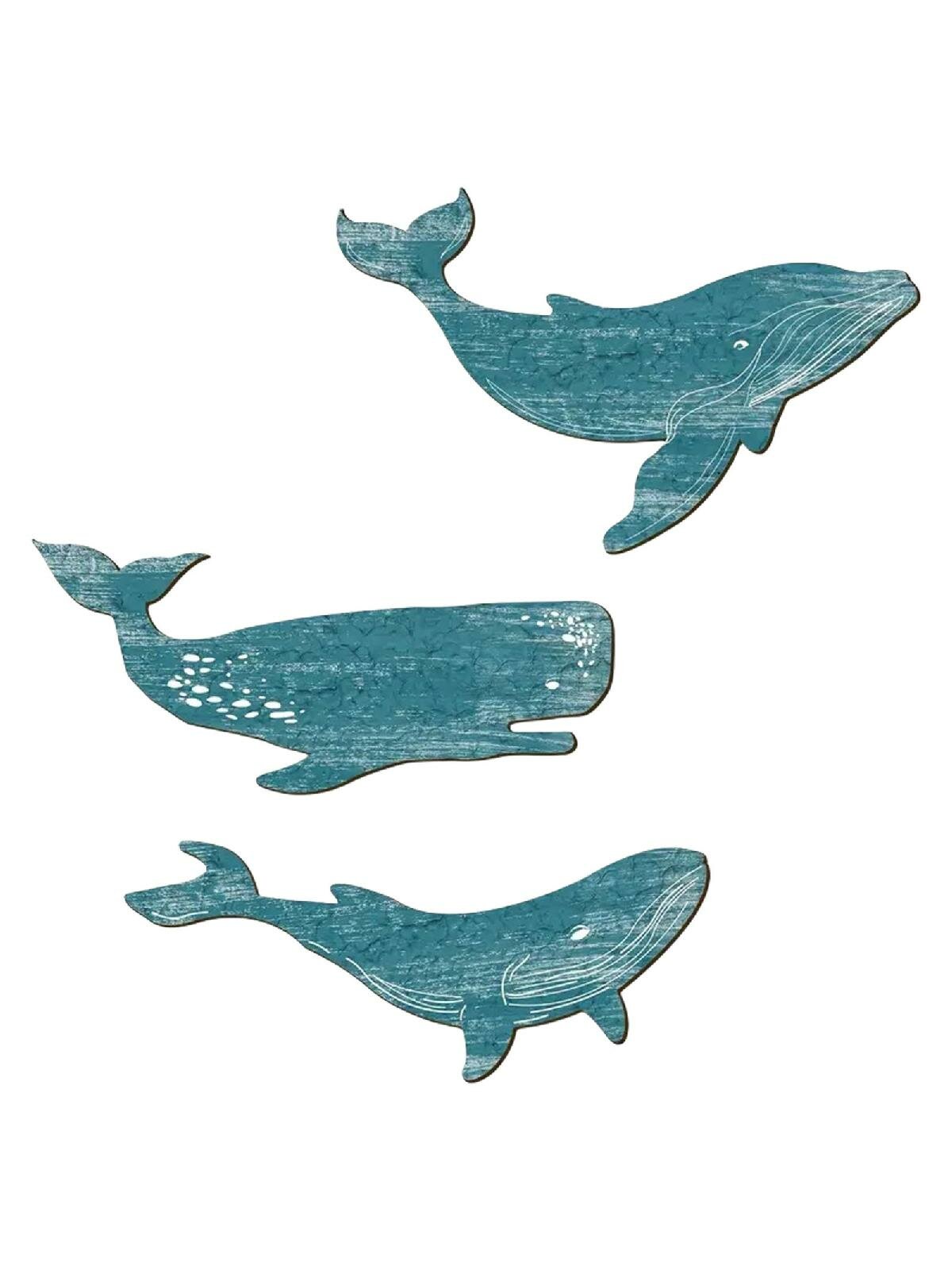 Деревянный Горбатый Кит, набор из 3 гобеленов, декоры для пляжных домиков, спальни